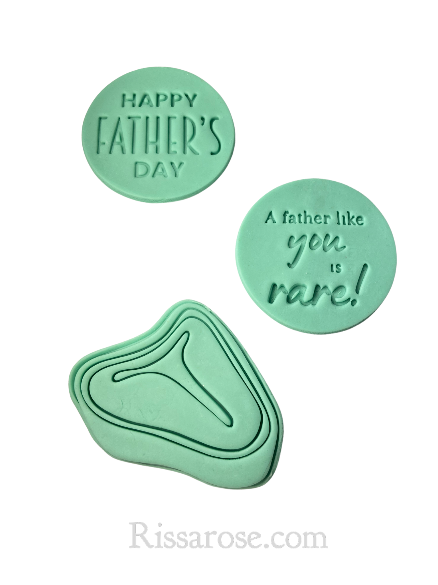 Rare dad cookie stamps -Steak You are rare Happy Father's day ...