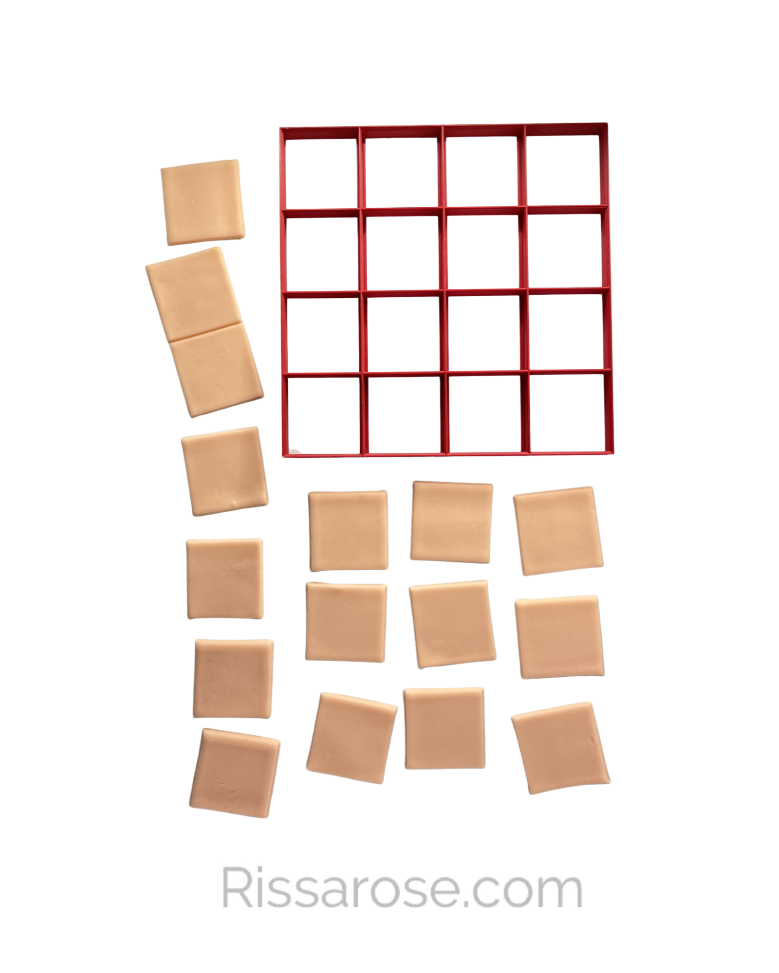 2cm 3cm 4cm Grid Cutter Multi Square Sharp Edge Cookie Fondant Cutter ...