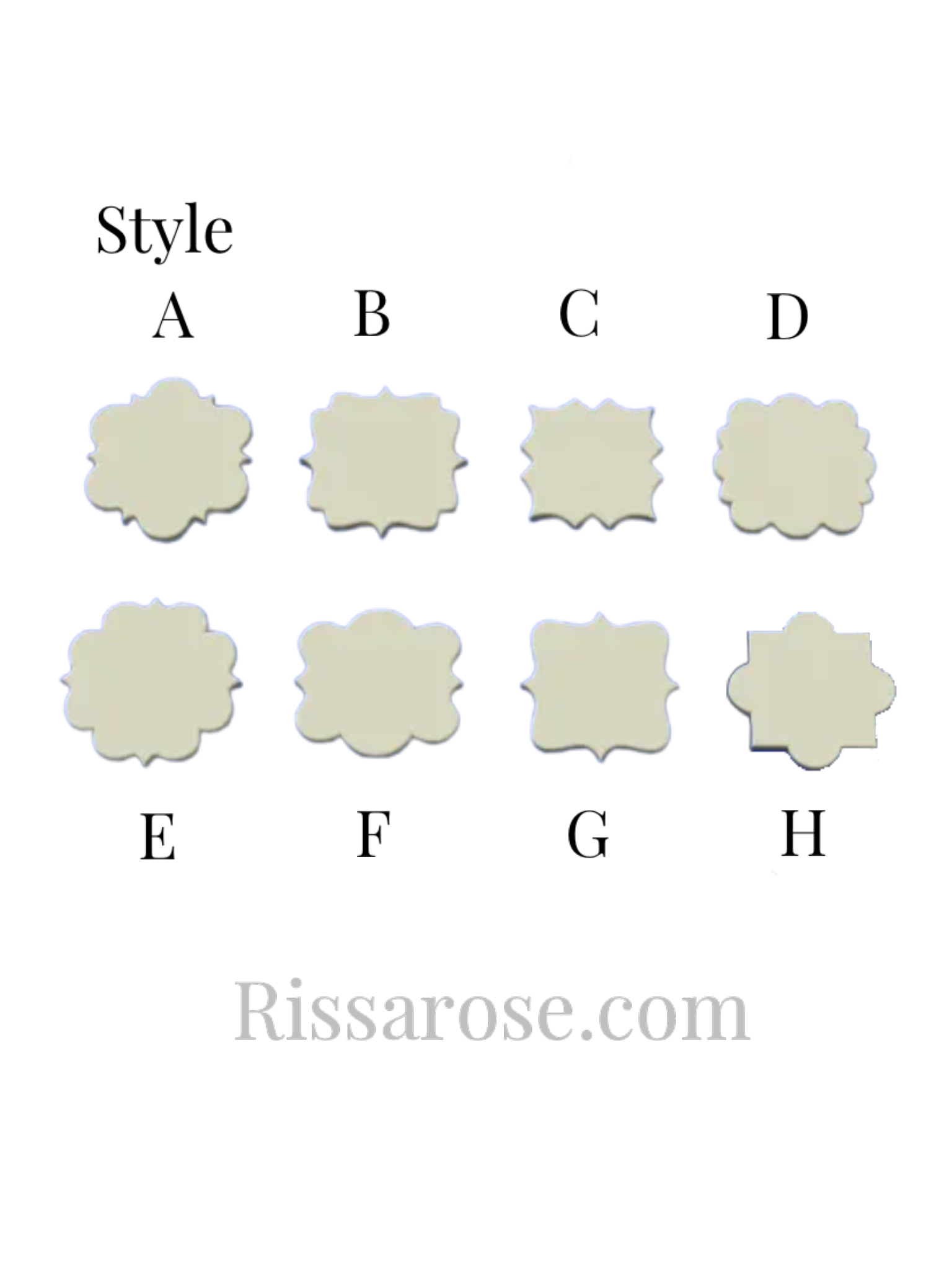 Plaque cookie cutter frame cutter wedding cookie shape ...